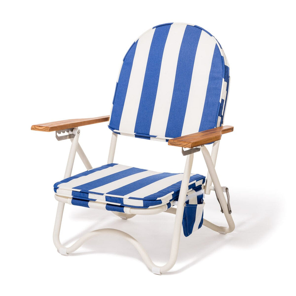 The Pam Chair - Crew Mediterranean Blue Stripe | Business & Pleasure Co Aus
