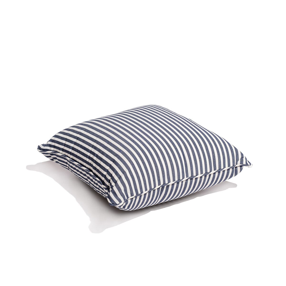 Lauren's Navy Stripe Small Square Throw Pillow | Business & Pleasure Co Aus