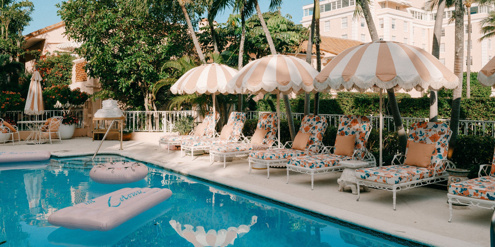 The Pam Chair - Hanalei Bay Blue Jacquard | Business & Pleasure Co Aus