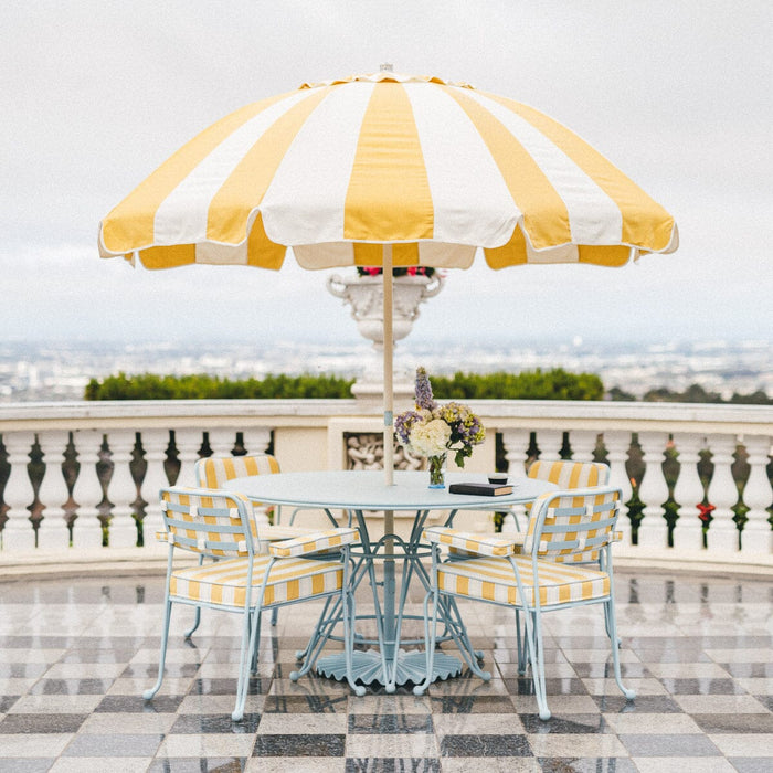 The Patio Umbrella - 80's Panel Yellow | Business & Pleasure Co Aus