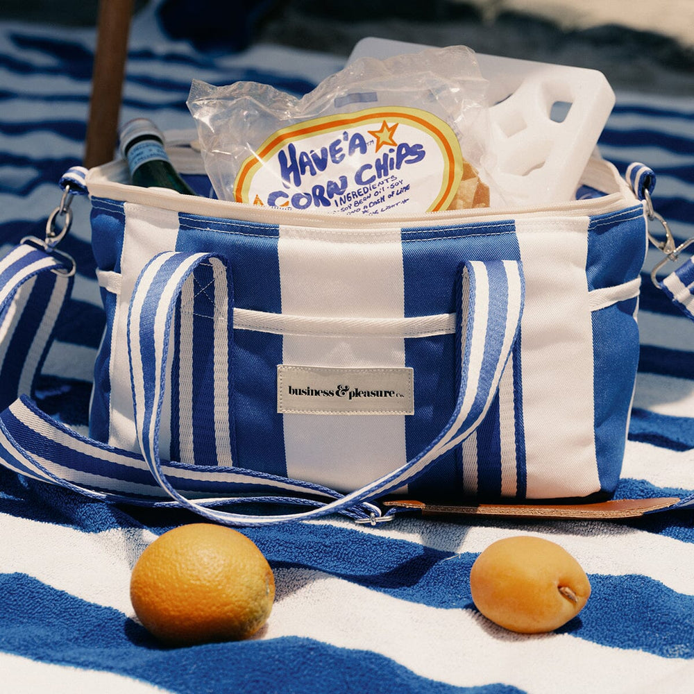 The Premium Cooler Bag - Crew Mediterranean Blue Stripe | Business ...